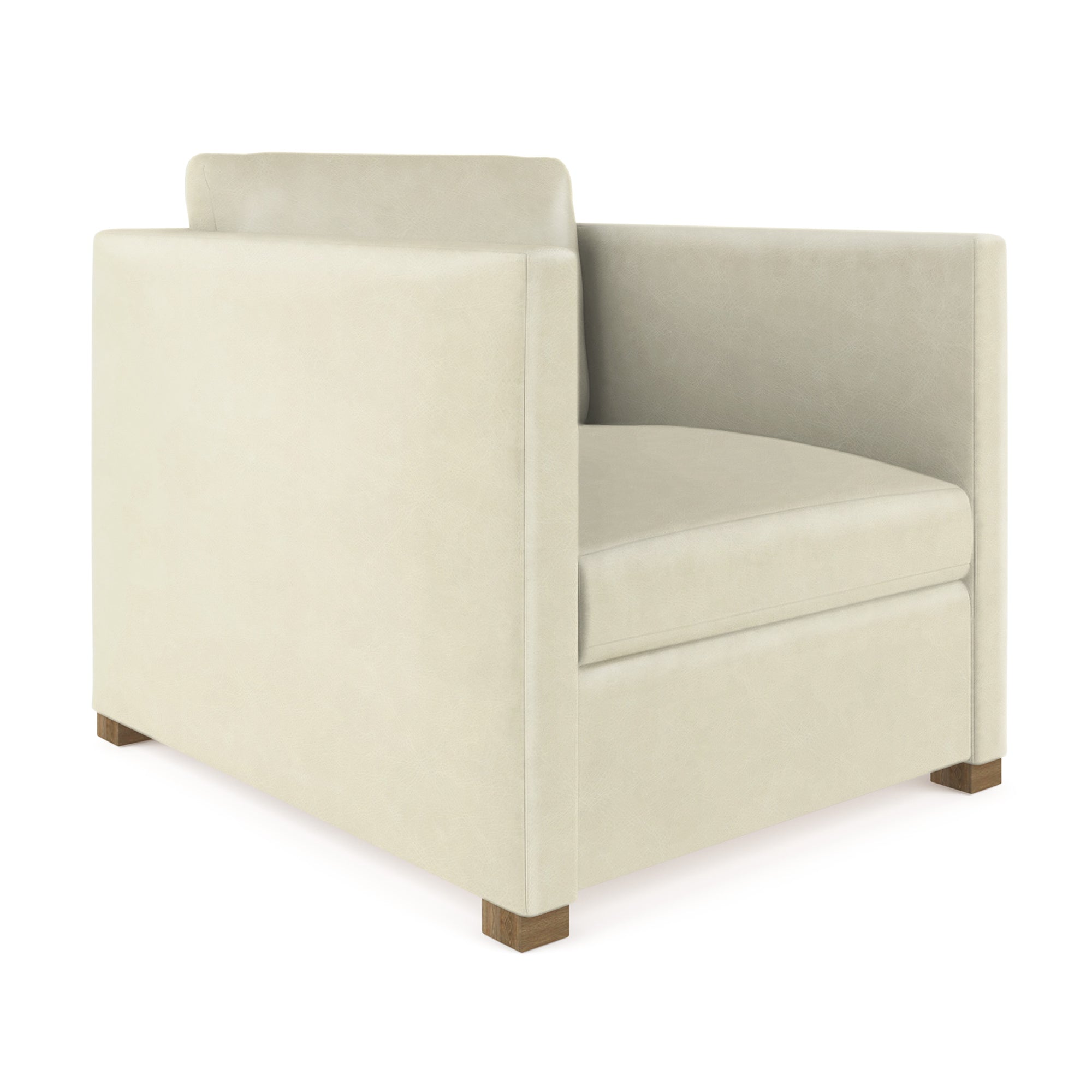 Madison Chair - Alabaster Vintage Leather - Tandem Arbor