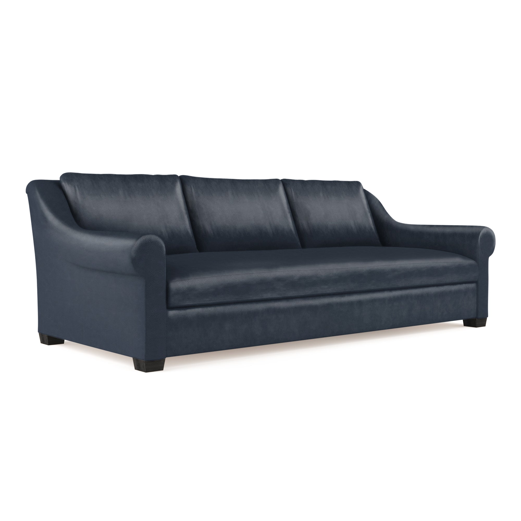 Thompson Sofa - Blue Print Vintage Leather - Tandem Arbor
