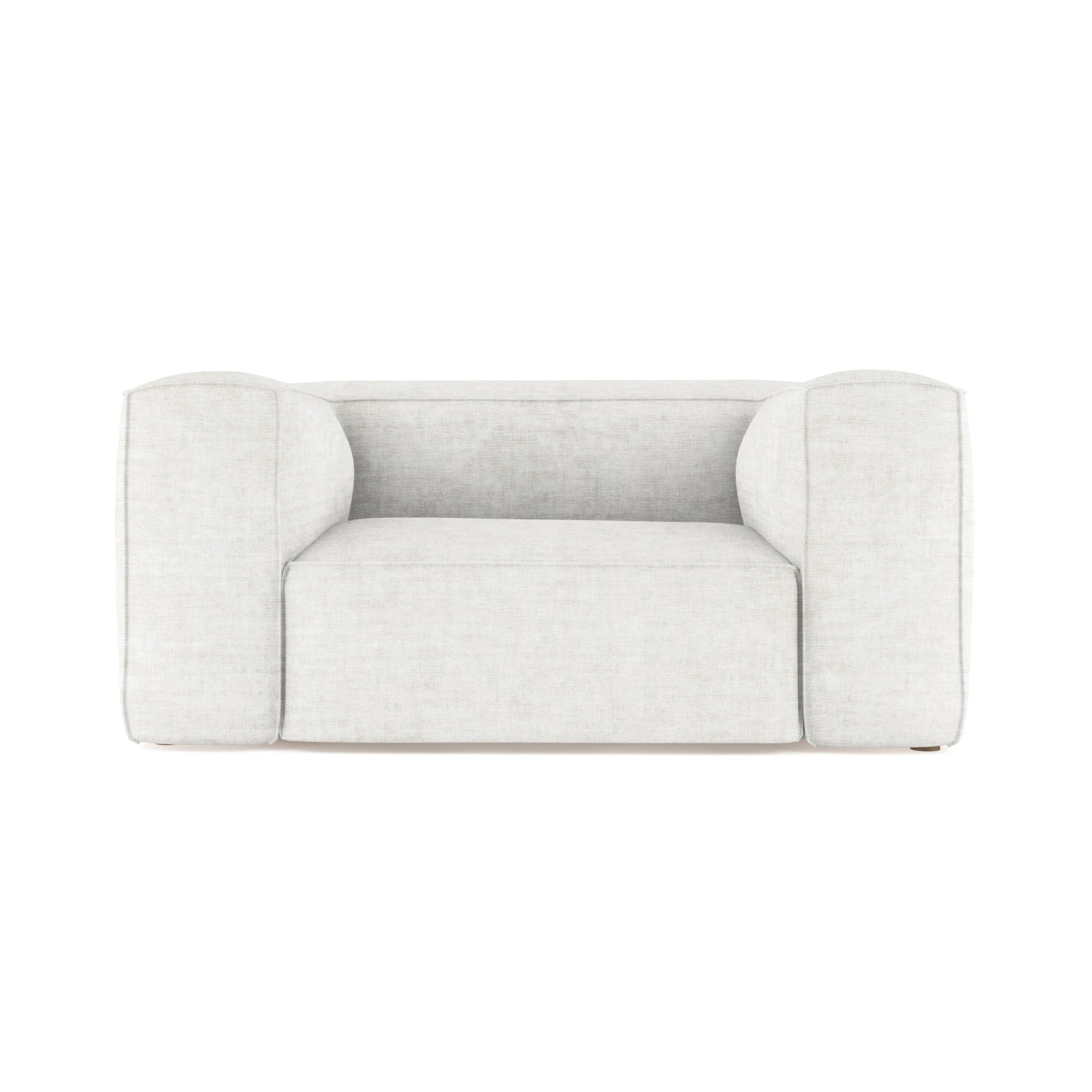 Varick Sofa - Alabaster Crushed Velvet - Tandem Arbor