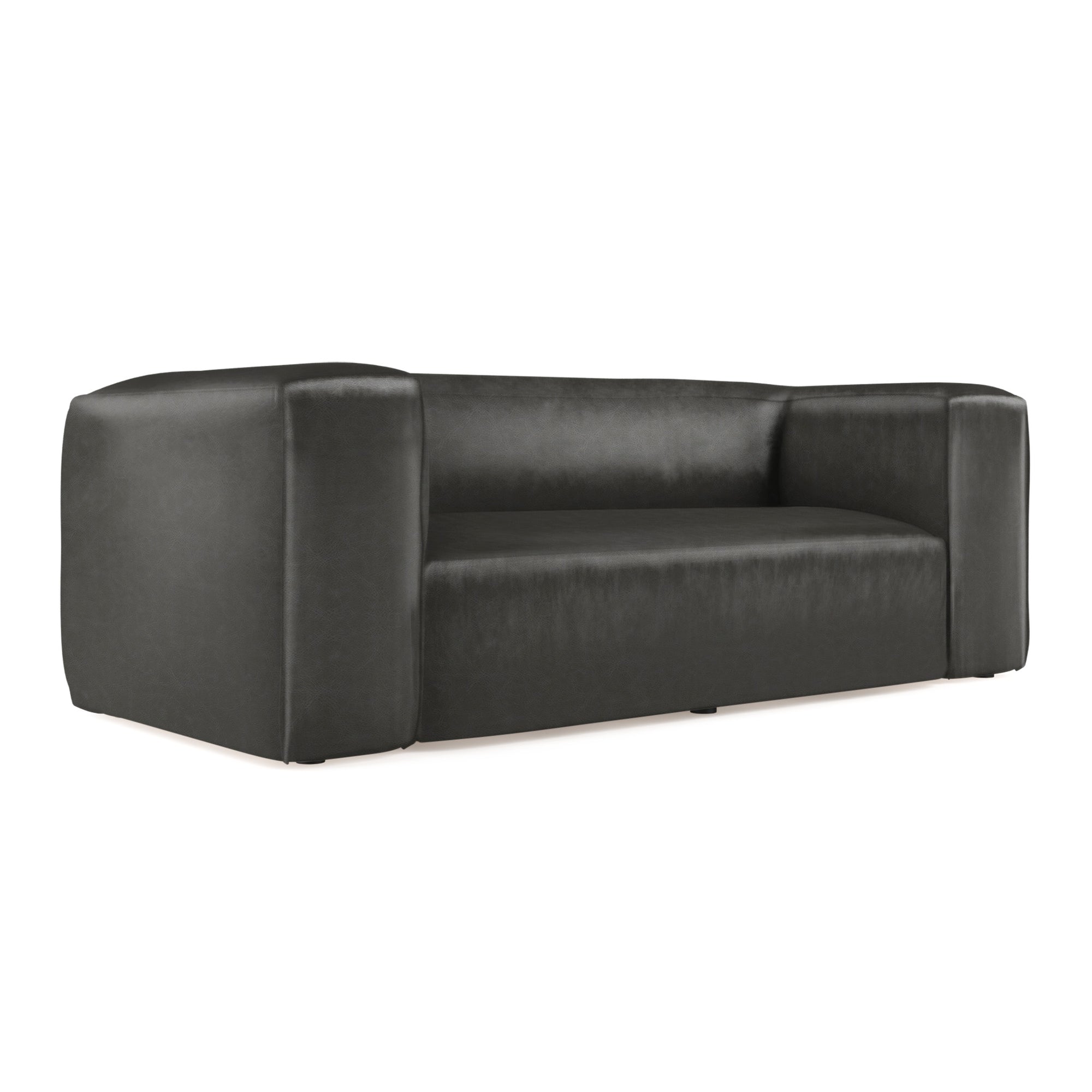 Varick Sofa - Graphite Vintage Leather - Tandem Arbor