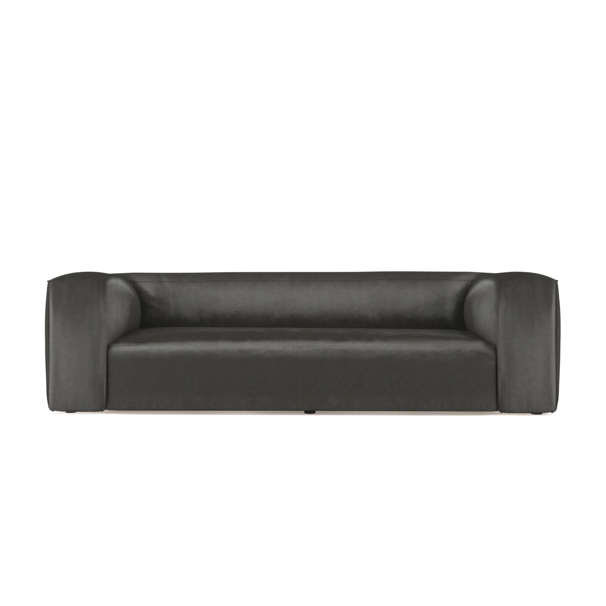 Varick Sofa - Graphite Vintage Leather - Tandem Arbor